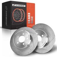 China Rear Drilled Disc Brake Rotors for Chrysler 05-21 Dodge Challenger 09-21Charger for sale