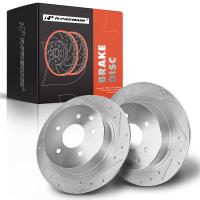China Rear Drilled Disc Brake Rotors for Nissan Altima 02-21 Maxima 04-08 Juke 04-08 for sale