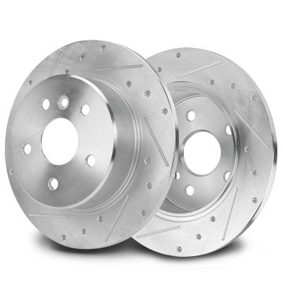 China Rear Drilled Disc Brake Rotors for Toyota Avalon 2000-2004 3.0L for sale