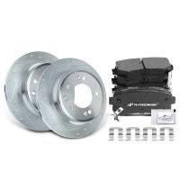 China Rear Drilled Rotors & Ceramic Brake Pads for Hyundai Tucson Kia Sportage for sale