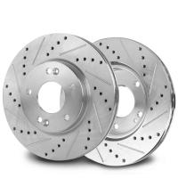 China Front Drilled Disc Brake Rotors for Hyundai Elantra 11-20 Veloster Kia Forte5 for sale