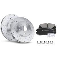 China Front Drilled Rotors & Ceramic Brake Pads for Chevrolet Malibu 13-15 Buick Regal for sale