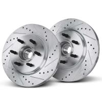 China Front Drilled Disc Brake Rotors for Ford F-150 04-08 Lincoln Mark LT 06-08 for sale