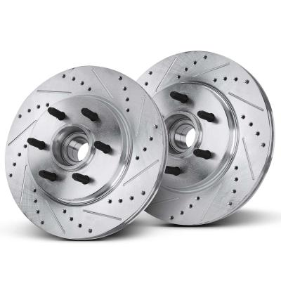 China Front Drilled Disc Brake Rotors for Ford F-150 04-08 Lincoln Mark LT 06-08 for sale