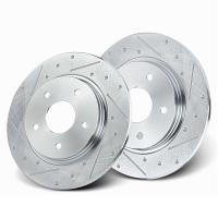 China Rear Drilled Disc Brake Rotors for Chrysler Town & Country Dodge Grand Caravan for sale