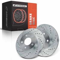 China Front Drilled Disc Brake Rotors for Chevrolet Malibu Olds Alero Pontiac Grand Am for sale