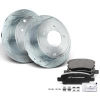 China Rear Drilled Rotors & Ceramic Brake Pads for Chrysler Sebring Dodge Avenger for sale
