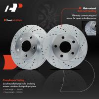 China Front Drilled Disc Brake Rotors for Chevrolet Malibu Olds Alero Pontiac Grand Am for sale