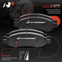 China Front & Rear Drilled Rotors & Ceramic Brake Pads for Ford F-250 F-350 Super Duty for sale