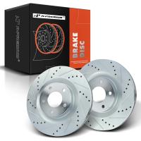 China Front Drilled Brake Rotors for Ford Edge 2007-2014 Lincoln MKX 2007-2015 for sale