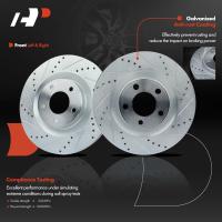 China Front Drilled Brake Rotors for Ford Edge 2007-2014 Lincoln MKX 2007-2015 for sale