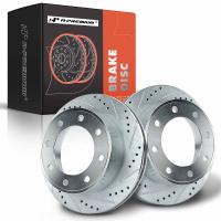 China Rear Drilled Brake Rotors for Ford Excursion 00-05 F-250 Super Duty 99-04 for sale