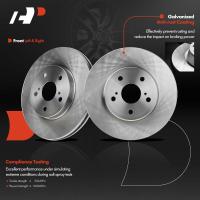 China Front Drilled Brake Rotors for Lexus ES300 2002-2003 Toyota Camry Solara for sale