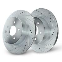China Rear Drilled Brake Rotors for Nissan 350Z 370Z Maxima INFINITI EX35 EX37 G25 G37 for sale