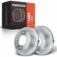 China Front Drilled Brake Rotors for Chevy Silverado 2500 3500 HD GMC Sierra 2500 HD for sale
