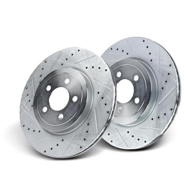 China Front Drilled Brake Rotors for Dodge Challenger 09-22 Charger Magnum Chrysler 300 for sale
