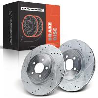 China Front Drilled Brake Rotors for Dodge Challenger 09-22 Charger Magnum Chrysler 300 for sale