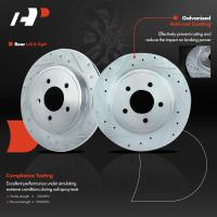 China Rear Drilled Brake Rotors for Ford Escape Mazda Tribute Mercury Mariner 05-08 for sale