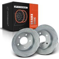 China Rear Drilled Brake Rotors for Mazda 3 2004-2013 L4 2.0L for sale
