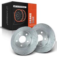 China Rear Drilled Brake Rotors for Ford Taurus Lincoln Continental Mercury Sable for sale
