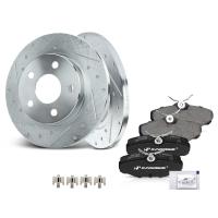 China Rear Drilled Rotors & Ceramic Brake Pads for Ford Taurus Lincoln Mercury for sale