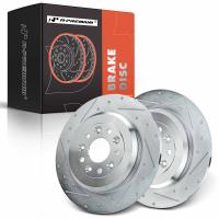 China Rear Drilled Brake Rotors for Ford Explorer 11-19 Flex Lincoln MKS MKX Mercury for sale