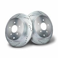 China Rear Drilled Brake Rotors for Nissan Murano 2003-2007 Quest INFINITI QX60 QX70 for sale