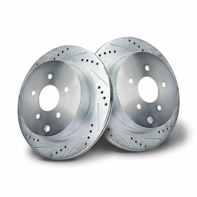 China Rear Drilled Brake Rotors for Nissan Murano 2003-2007 Quest INFINITI QX60 QX70 for sale