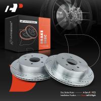 China Rear Drilled Brake Rotors for Nissan Murano 2003-2007 Quest INFINITI QX60 QX70 for sale