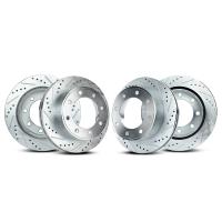 China Front & Rear Drilled Brake Rotors for Ford Excursion F-250 F-350 Super Duty for sale