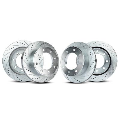 China Front & Rear Drilled Brake Rotors for Ford Excursion F-250 F-350 Super Duty for sale