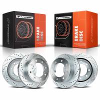 China Front & Rear Drilled Brake Rotors for Ford Excursion F-250 F-350 Super Duty for sale