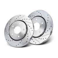 China Front Drilled Brake Rotors for Chrysler Town & Country 08-16 Journey VW for sale