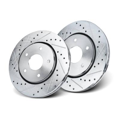 China Front Drilled Brake Rotors for Chrysler Town & Country 08-16 Journey VW for sale