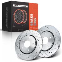China Front Drilled Brake Rotors for Chrysler Town & Country 08-16 Journey VW for sale