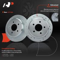 China Rear Drilled Brake Rotors for Ford Explorer Ranger Mercury Mountaineer 285 mm for sale