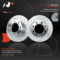 China Front Drilled Brake Rotors for Dodge Ram 2500 3500 2009-2010 Ram 2011-2021 for sale