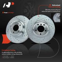 China Front Drilled Brake Rotors for BMW E92 E84 335i 2007-2013 335d 335is X1 13-15 for sale