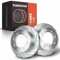 China Front Drilled Brake Rotors for Ford Excursion F-250 F-350 Super Duty for sale