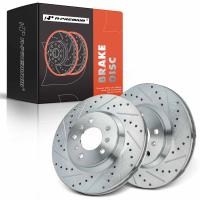 China Front Drilled Brake Rotors for Chevrolet Impala Limited Buick Lucerne for sale