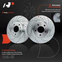 China Front Drilled Brake Rotors for Chevrolet Impala Limited Buick Lucerne for sale