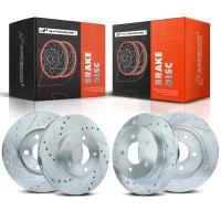 China Front & Rear Drilled Brake Rotors for Ford Mustang 1994-2004 for sale