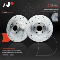 China Front Drilled Brake Rotors for Subaru Forester 2009-2018 BRZ Crosstrek Legacy for sale