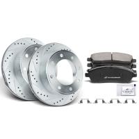 China Rear Drilled Rotors & Ceramic Brake Pads for Ford Excursion F-250 Super Duty for sale