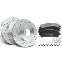 China Front Drilled Rotors & Ceramic Brake Pads for Chevrolet S10 Blazer GMC Jimmy for sale