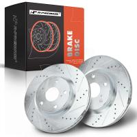 China Front Drilled Brake Rotors for Toyota RAV4 Lexus ES300h Scion Pontiac for sale