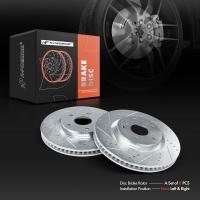 China Front Drilled Brake Rotors for Toyota RAV4 Lexus ES300h Scion Pontiac for sale