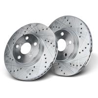 China Front Drilled Brake Rotors for Toyota Corolla Matrix Scion xD Pontiac Vibe for sale