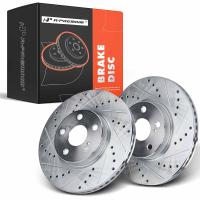 China Front Drilled Brake Rotors for Toyota Corolla Matrix Scion xD Pontiac Vibe for sale