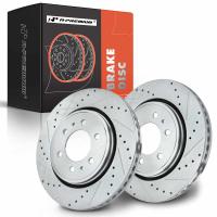 China Front Drilled Brake Rotors for Ford Expedition F-150 Lincoln Navigator for sale